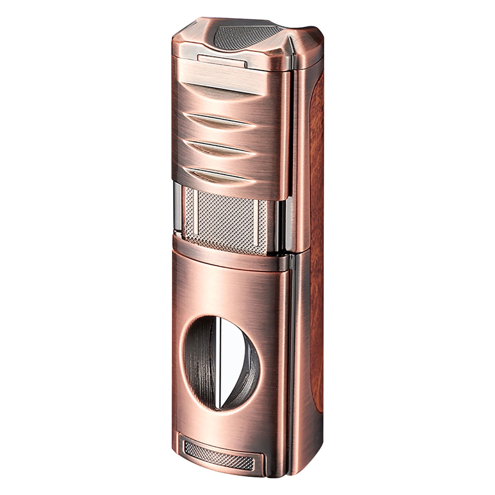 Cigar Torch Lighter, 3 Jet Flame Cigar Lighter with Cigar Cutter V Cut ...