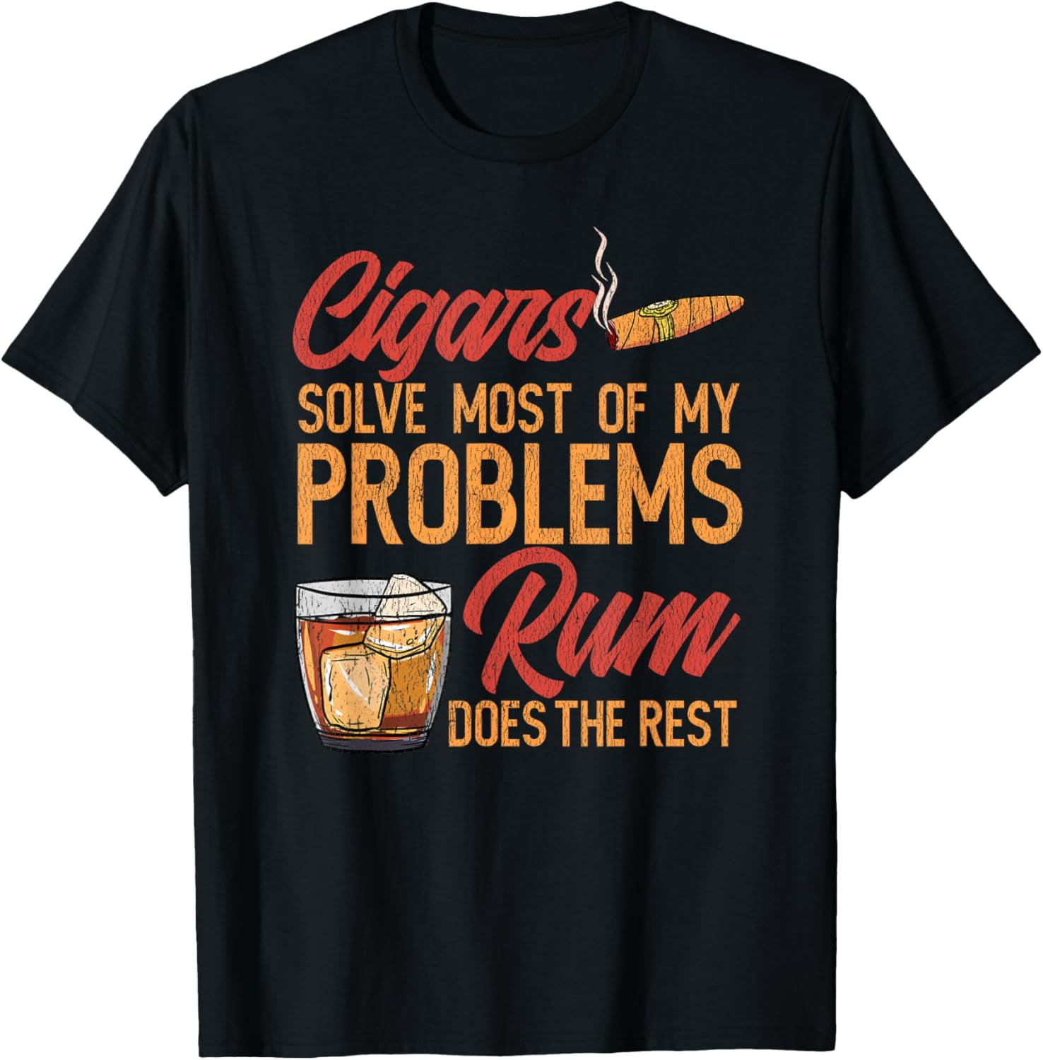 Cigar and Rum Lovers I Cuban Cigar T-Shirt - Walmart.com