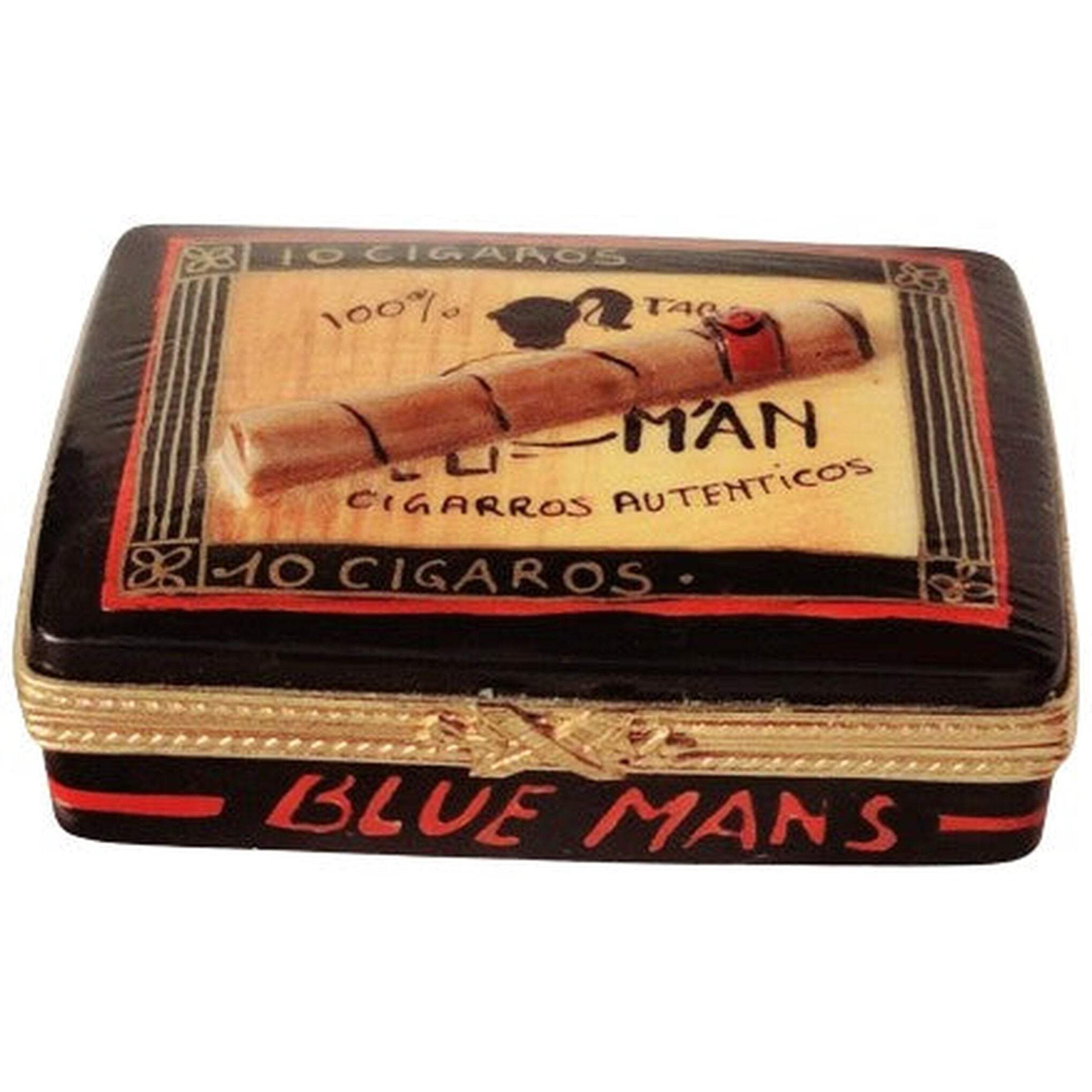 Cigar w Removable Cigars Limoges Box Porcelain Figurine - Walmart.com