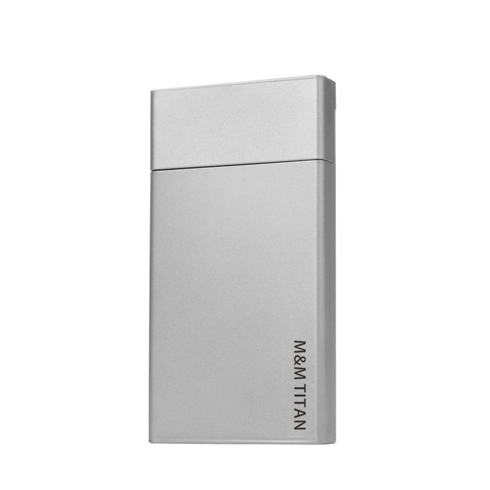 Cigarette Case (20 Capacities) Titanium Cigarette Cigar Protective ...