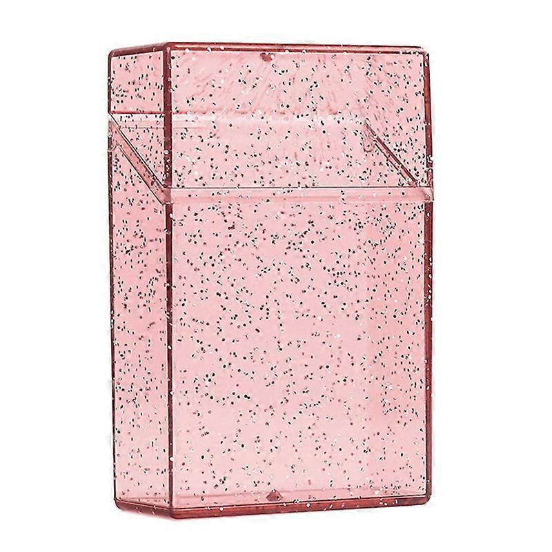 Cigarette Case Shining Clear Appearance Plastic Portable Cigarettes Box ...