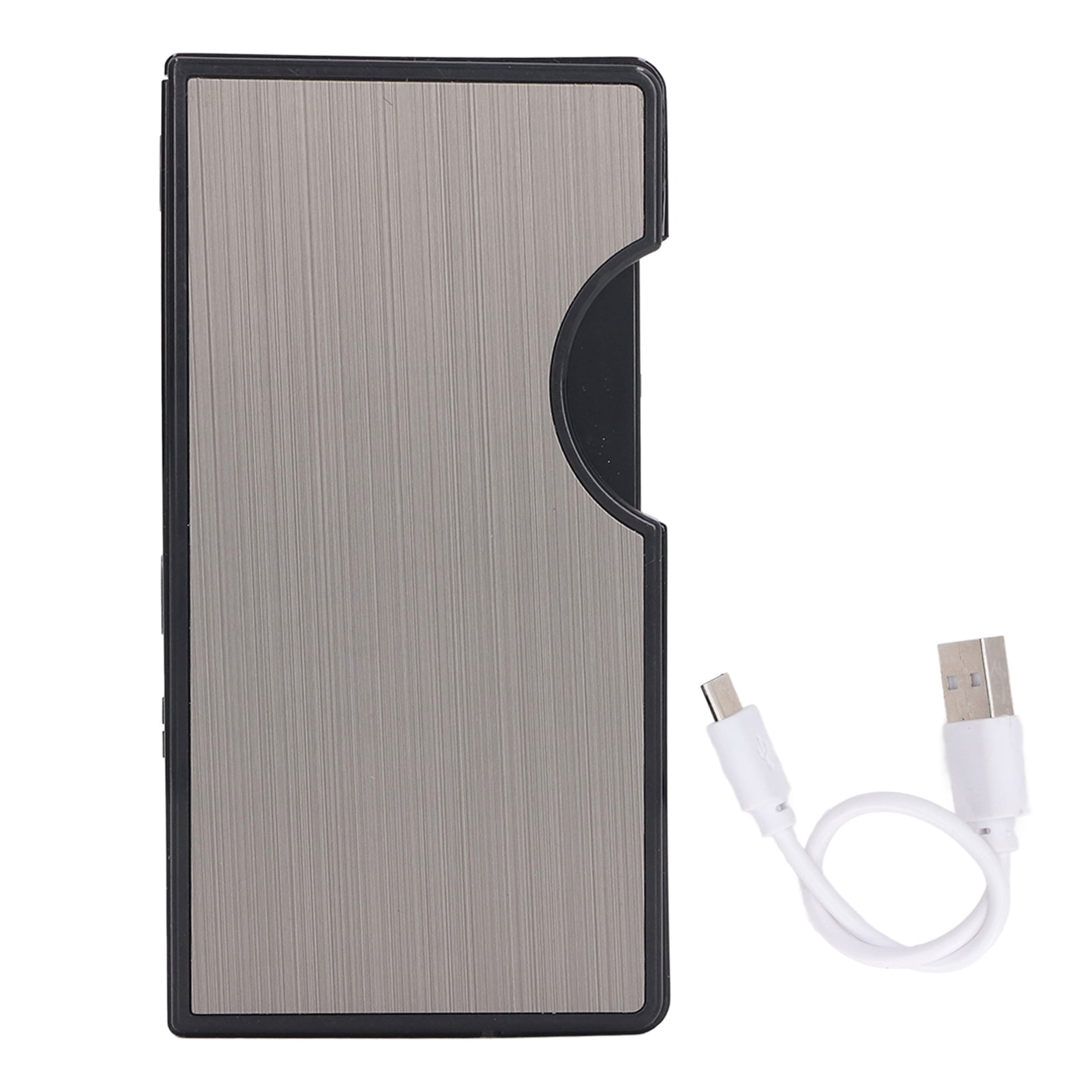 Cigarette Case and Lighter USB Rechargeable High Strength Aluminum ...
