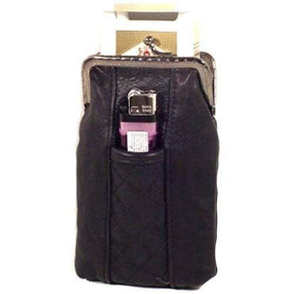 Silver Metal-Plated Compact Cigarette Case & Stash Box (7X 100s Size ...