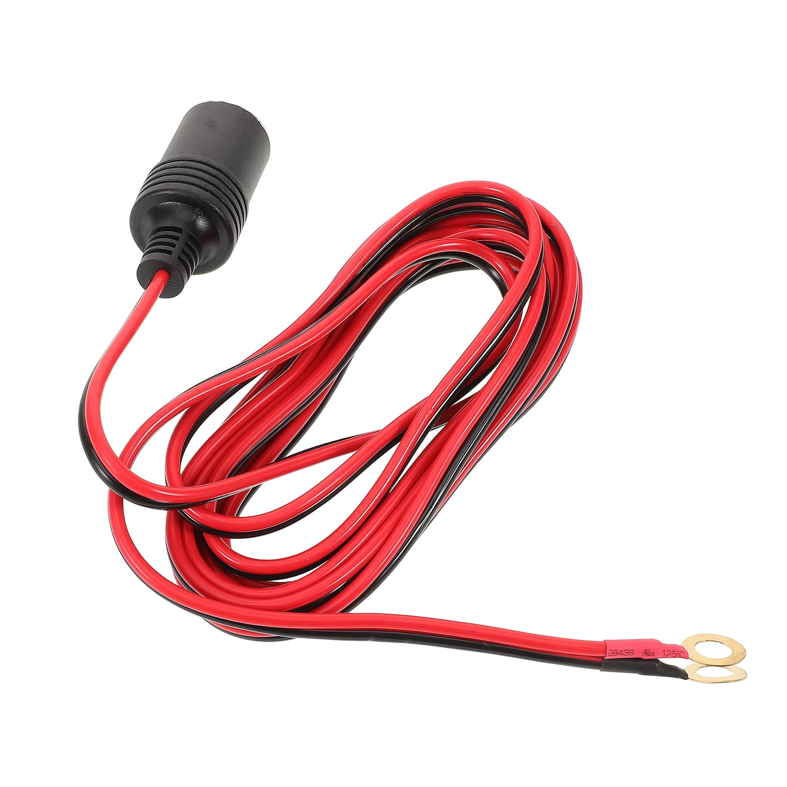 Lighter Plug Battery Cable Vehicle Battery Cable Extension Cable 12/24V ...