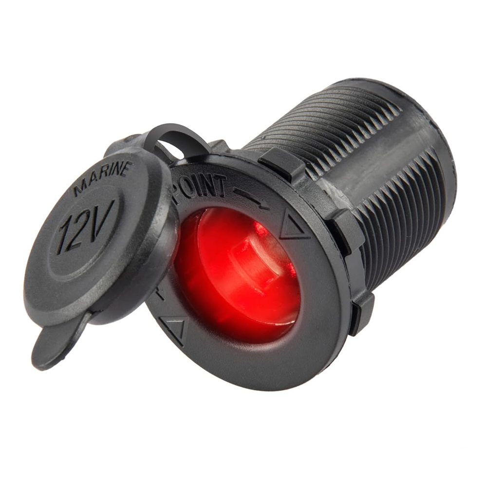 Cigarette Lighter Socket Car Marine Motorcycle ATV RV Lighter Socket ...