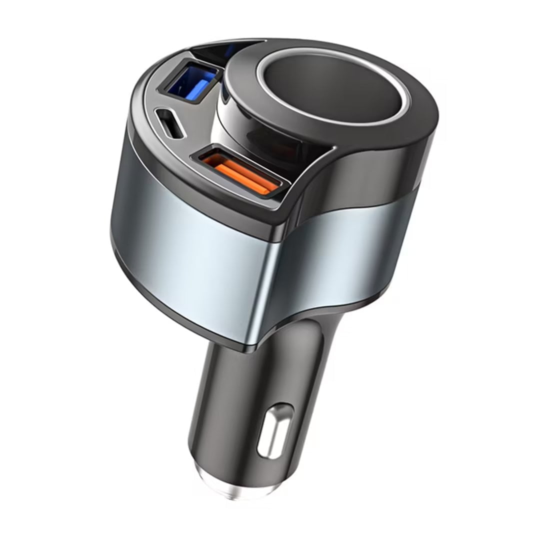 HEXINGMC Fast Charging Car Adapter, 4-in-1 USB Plug with QC3.0, 12V-24V ...