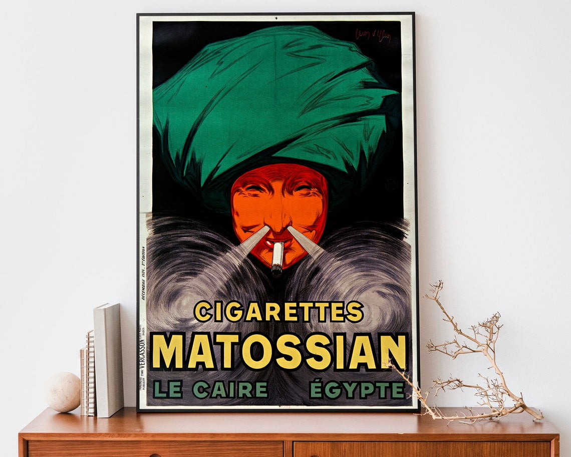 Cigarette Vintage Poster By Leonetto Cappiello, Art Nouveau French ...
