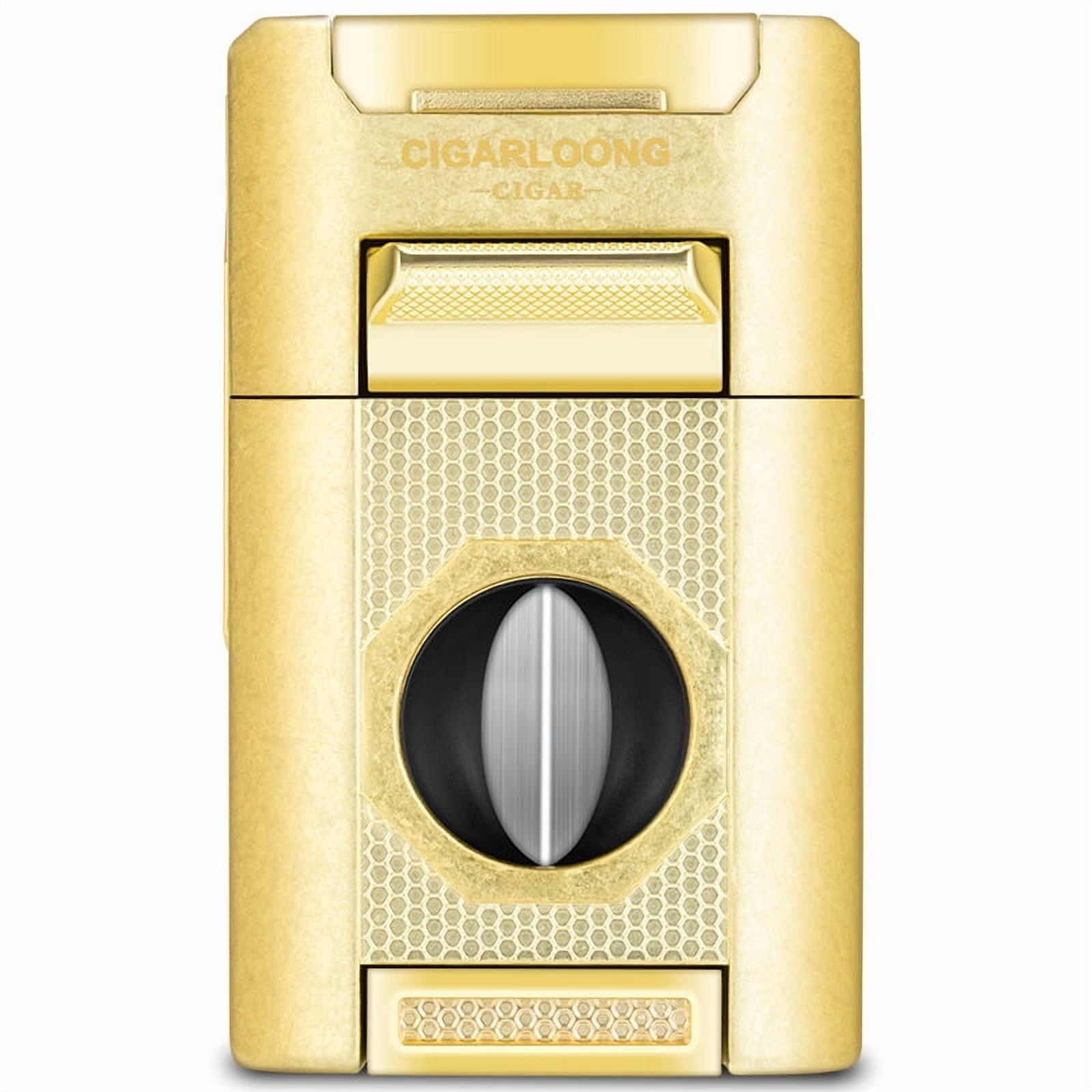 Cigaron cigar lighter multi-function with cigar cutter cigar drill ...