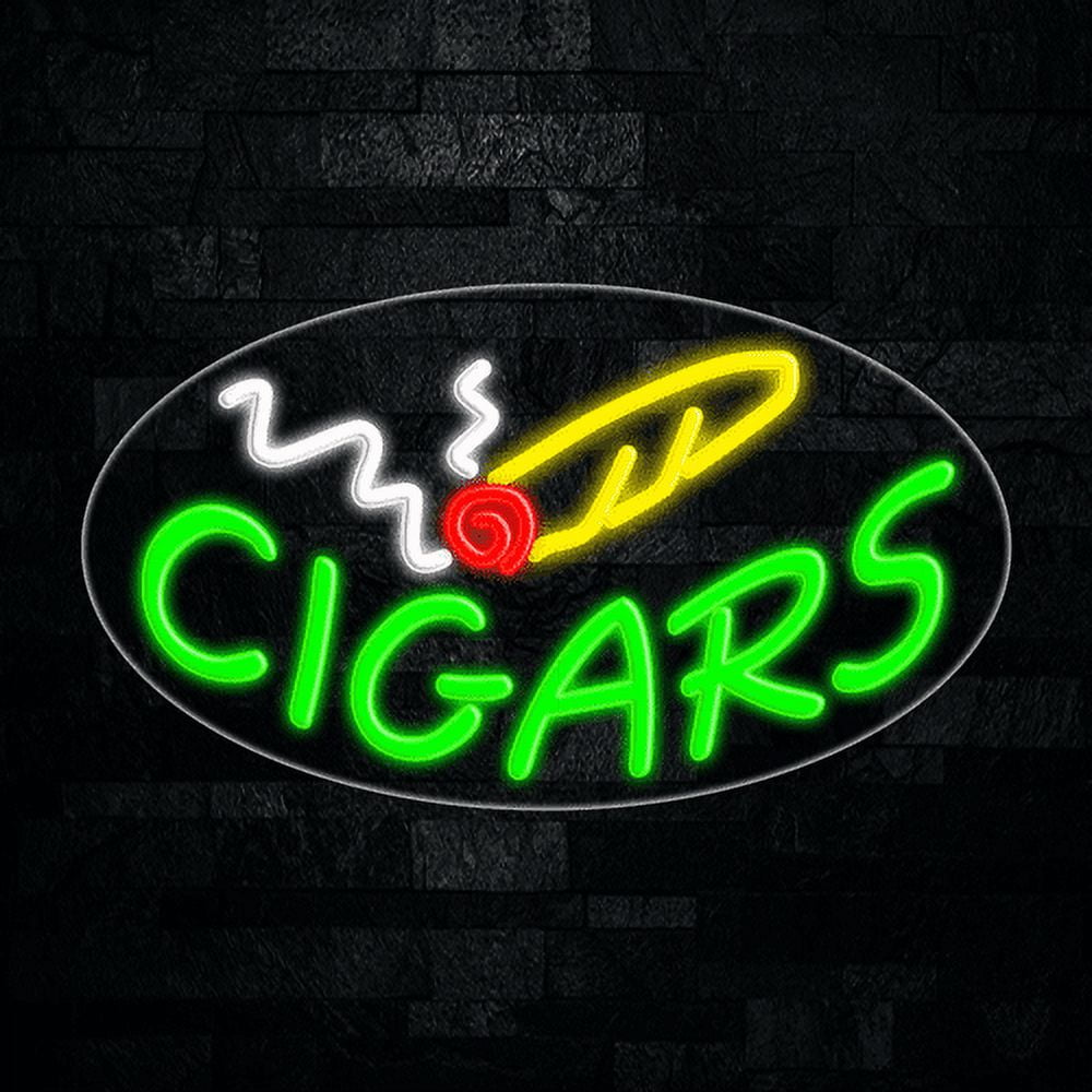 Cigars-LED Neon Sign 28"L x 16"H #34333 - Walmart.com