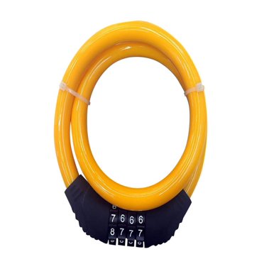 HKEEY Bike Chain Lock, 5-Digit Resettable Combination, Anti-Theft ...