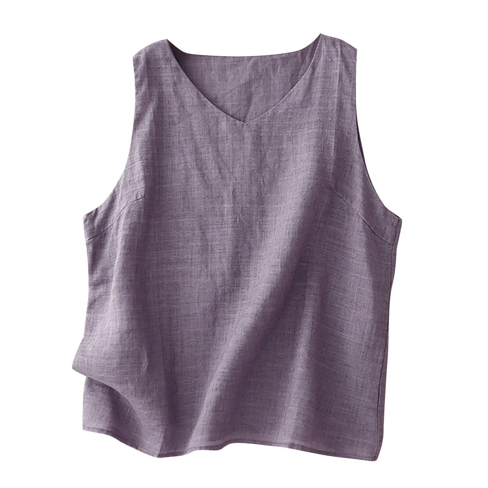 Cihdmfb Camisole Tops Linen Shirts Women's Lightweight And Comfortable ...