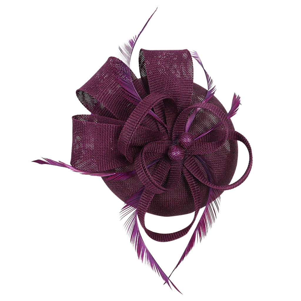 Cihdmfb Fascinators Hats Tea Party Hats Handmade Women Hair Clip ...