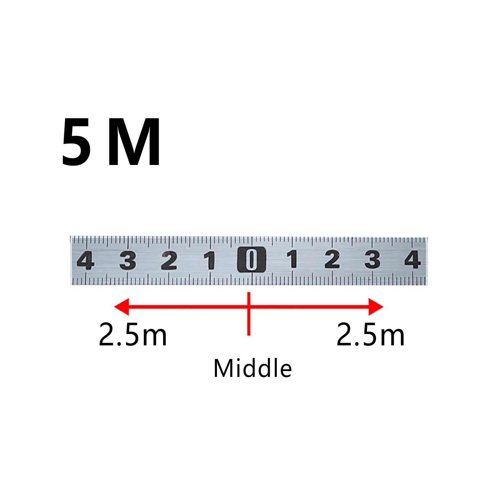 Cihdmfb Measuring Tools Stainless Steel Sticky Scale Woodworking Guide ...