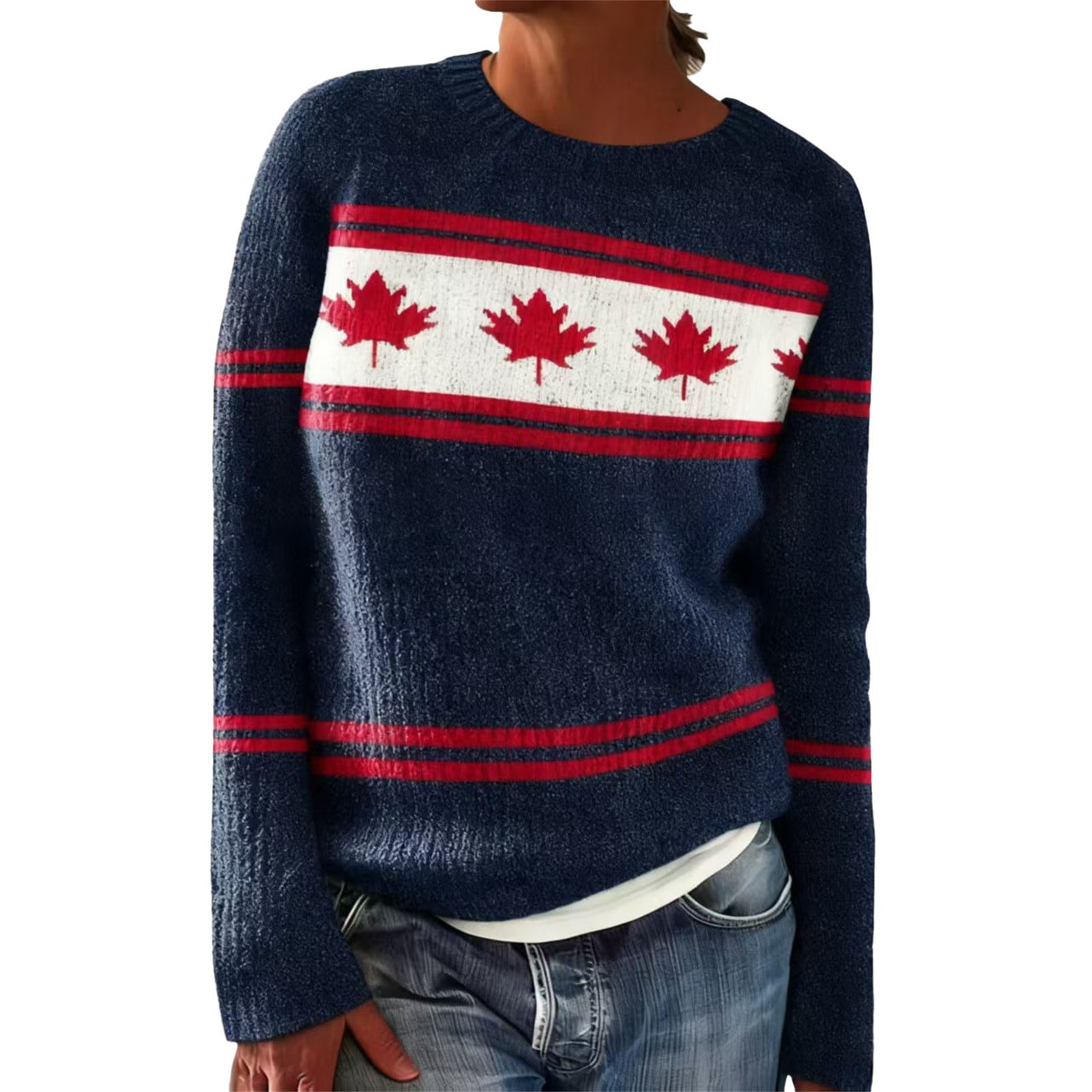 Cihdmfb Womens Fall Sweaters Lightweight Sweaters for Women Crewneck ...
