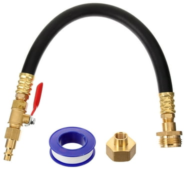 Dura Faucet RV Exterior Quick Connect Sprayer & Hose Kit - White/Blue ...