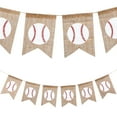 Ciieeo 1 Set Sports Themed Swallowtail Banners Bunting Ornaments Props ...