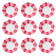 JAM Paper 3 Compartment Divided Plastic Plates, 20 per Pack, Red, Large ...