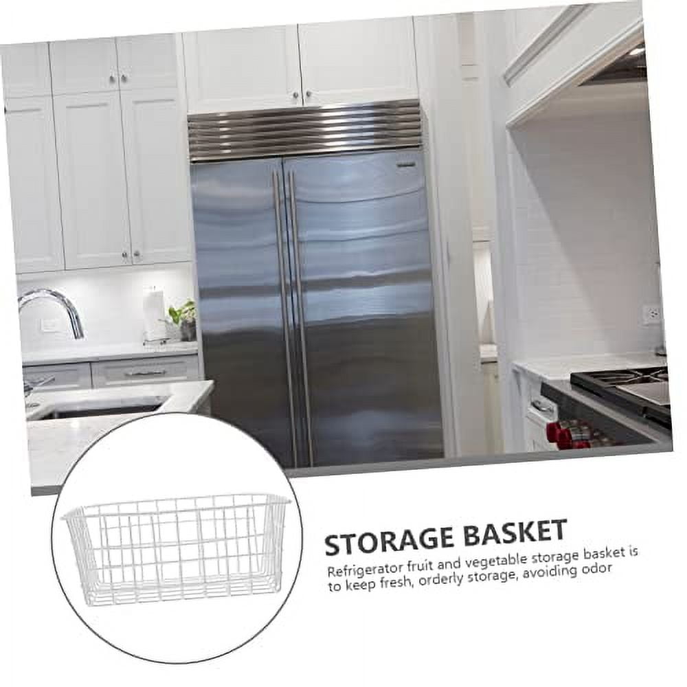 Ciieeo Freezer Storage Basket Wire Crates Storage Snack Organizer for ...