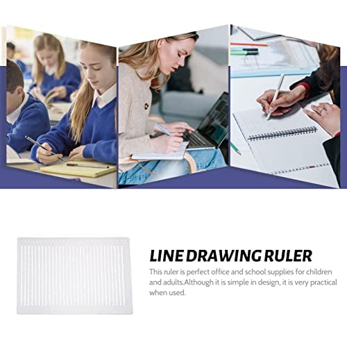 Ciieeo Metal Ruler Lettering Stencils Straight Line Stencil rulers for ...