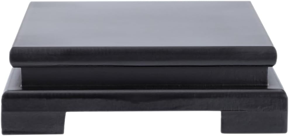 Ciieeo Square Base Wooden Square Pedestal Wooden Stands for Display ...