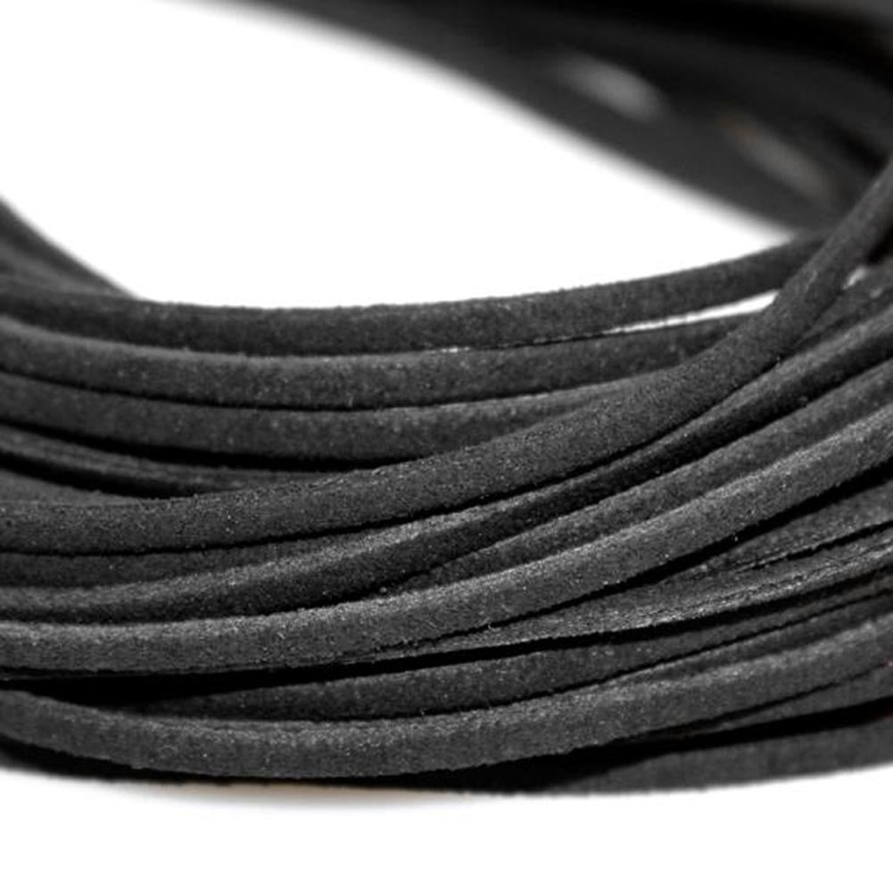Cikiki 10 Pcs Black Brown Suede Leather String Necklace Cord 50cm Chain ...