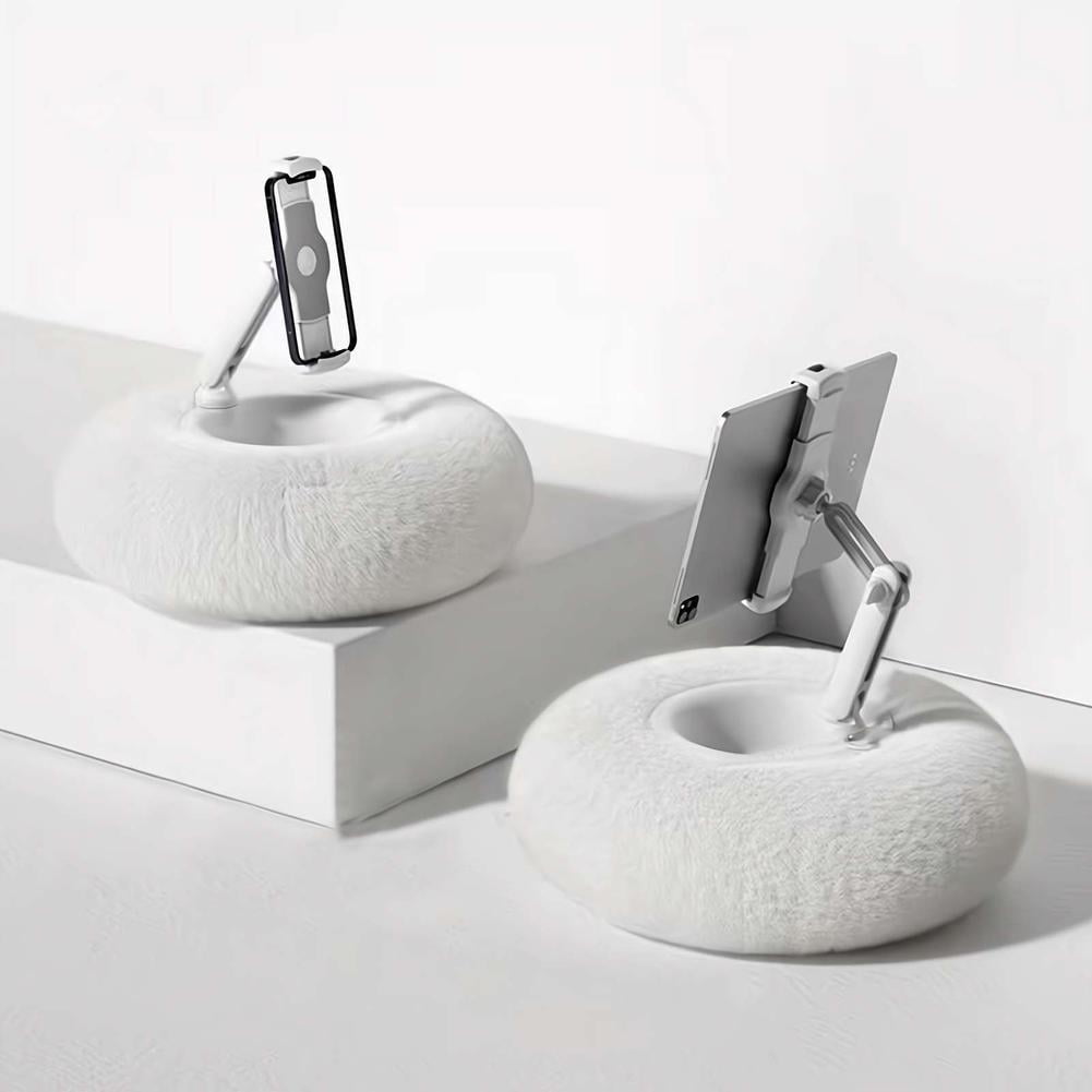 Cikiki Fuzzy Bowl With Kindle Holder, 360° Adjustable Lap Pillow Stand ...