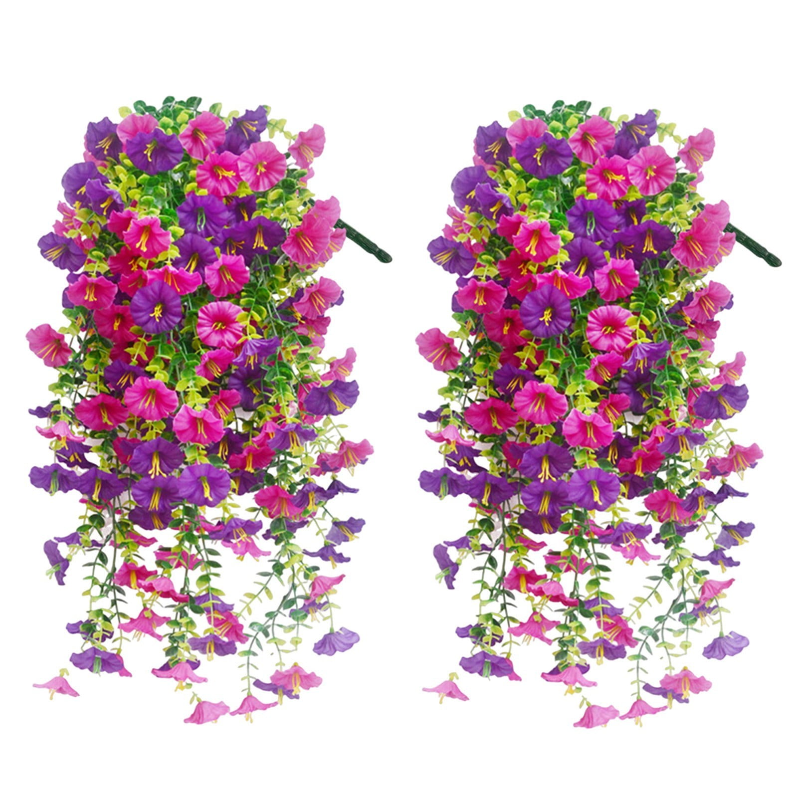 Ciky Clearance BANEX 4 PCS Artificial Flowers for Outdoors Faux Plants ...