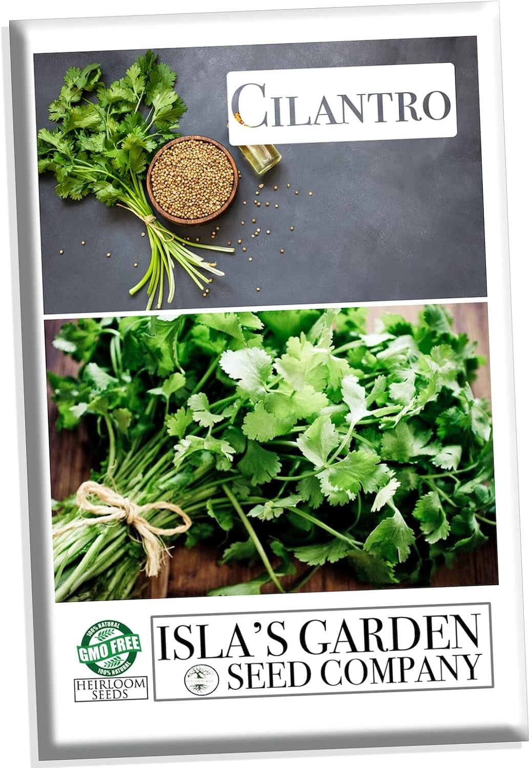 Cilantro Seeds for Planting - 500+ Non-GMO Heirloom Coriander Seeds ...