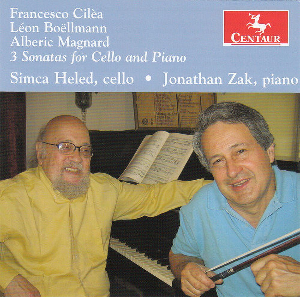 Cilea / Boellmann / Heled / Zak - 3 Sonatas for Cello & Piano - Music ...