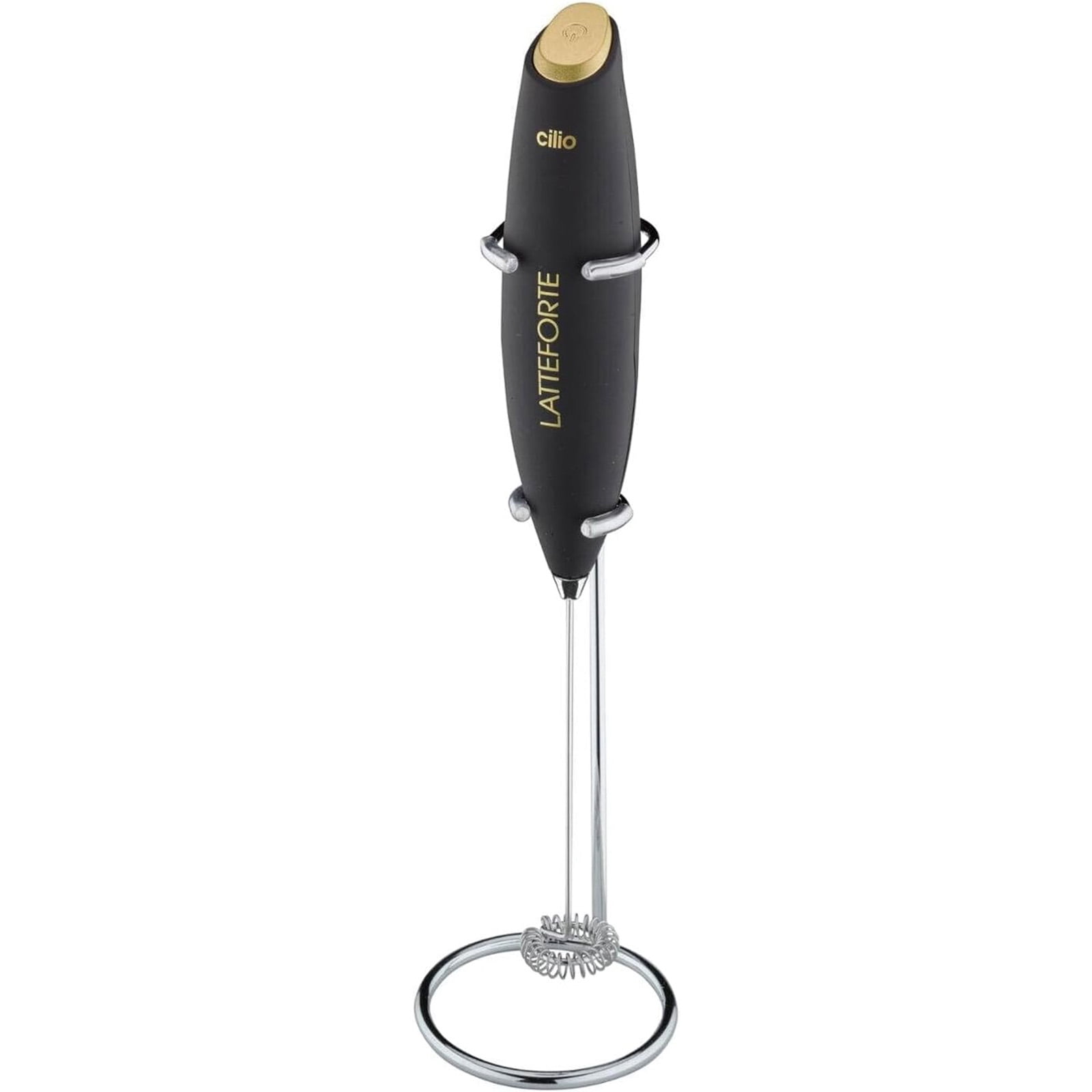 Cilio Latteforte Battery Powered Milk Frother with Stainless Steel ...