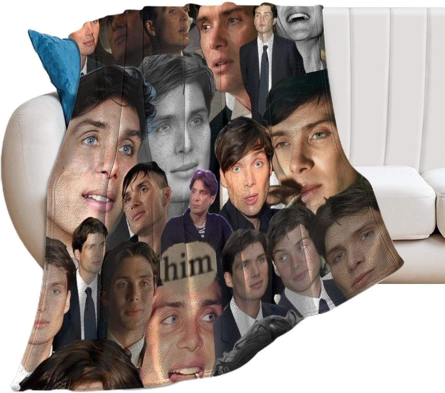 Cillian Murphy Blanket Suitable for Travel Wool Blanket Luxurious bed ...