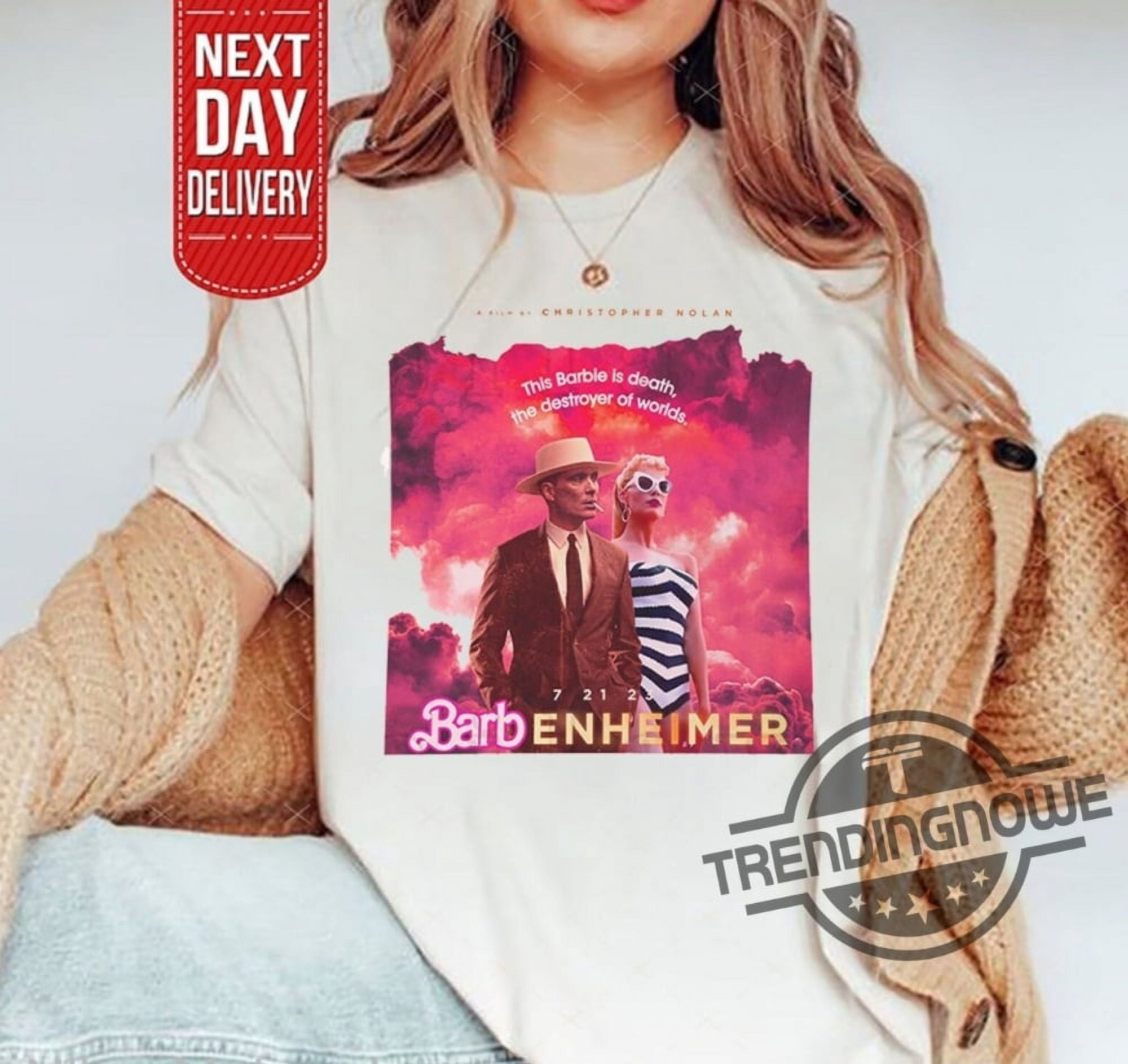 Cillian Murphy Margot Robbie Shirt Barbie Oppenheimer Shirt - Walmart.com