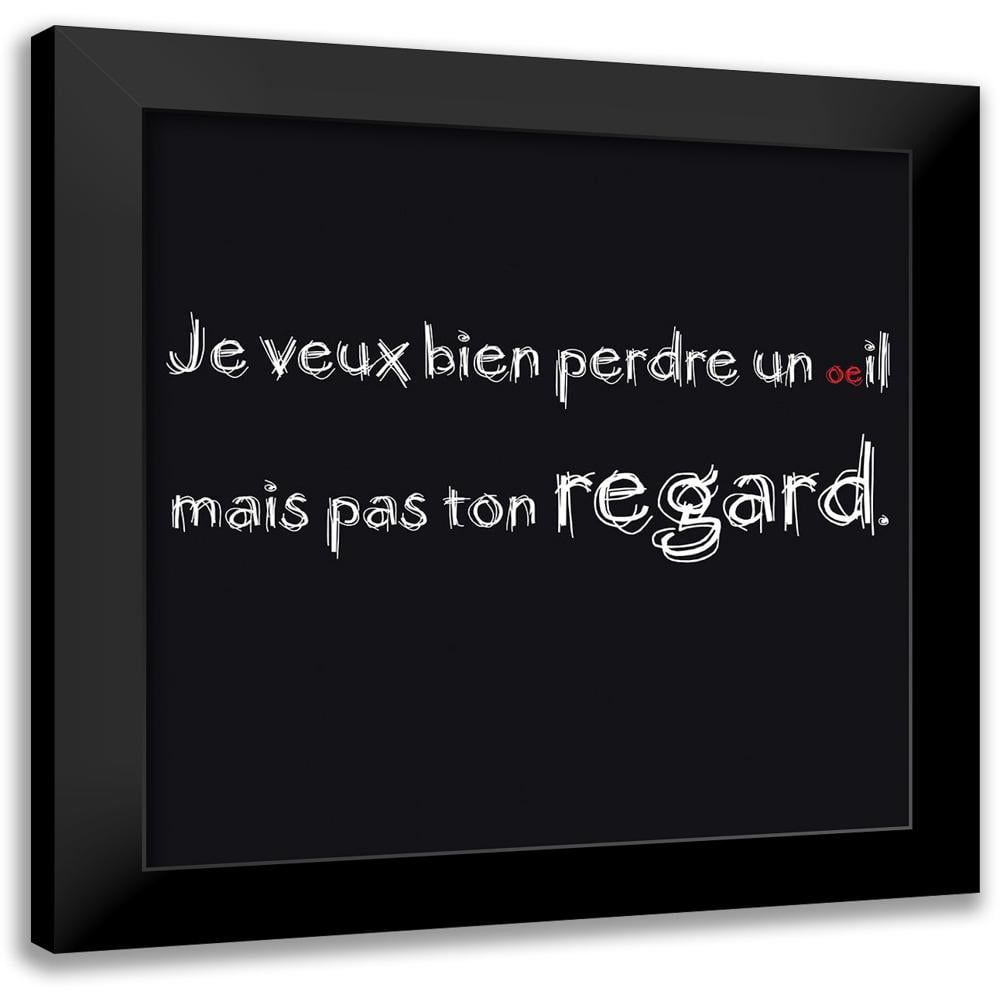 Cilpa, Audrey and Fabrice 15x15 Black Modern Framed Museum Art Print ...