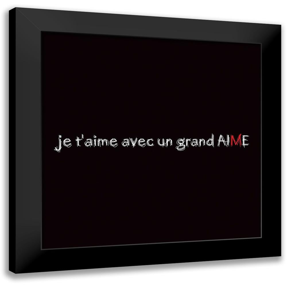 Cilpa, Audrey and Fabrice 15x15 Black Modern Framed Museum Art Print ...