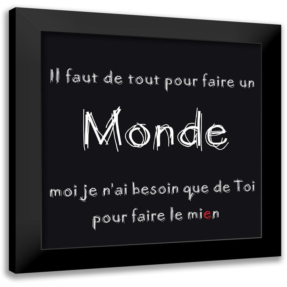 Cilpa, Audrey and Fabrice 20x20 Black Modern Framed Museum Art Print ...