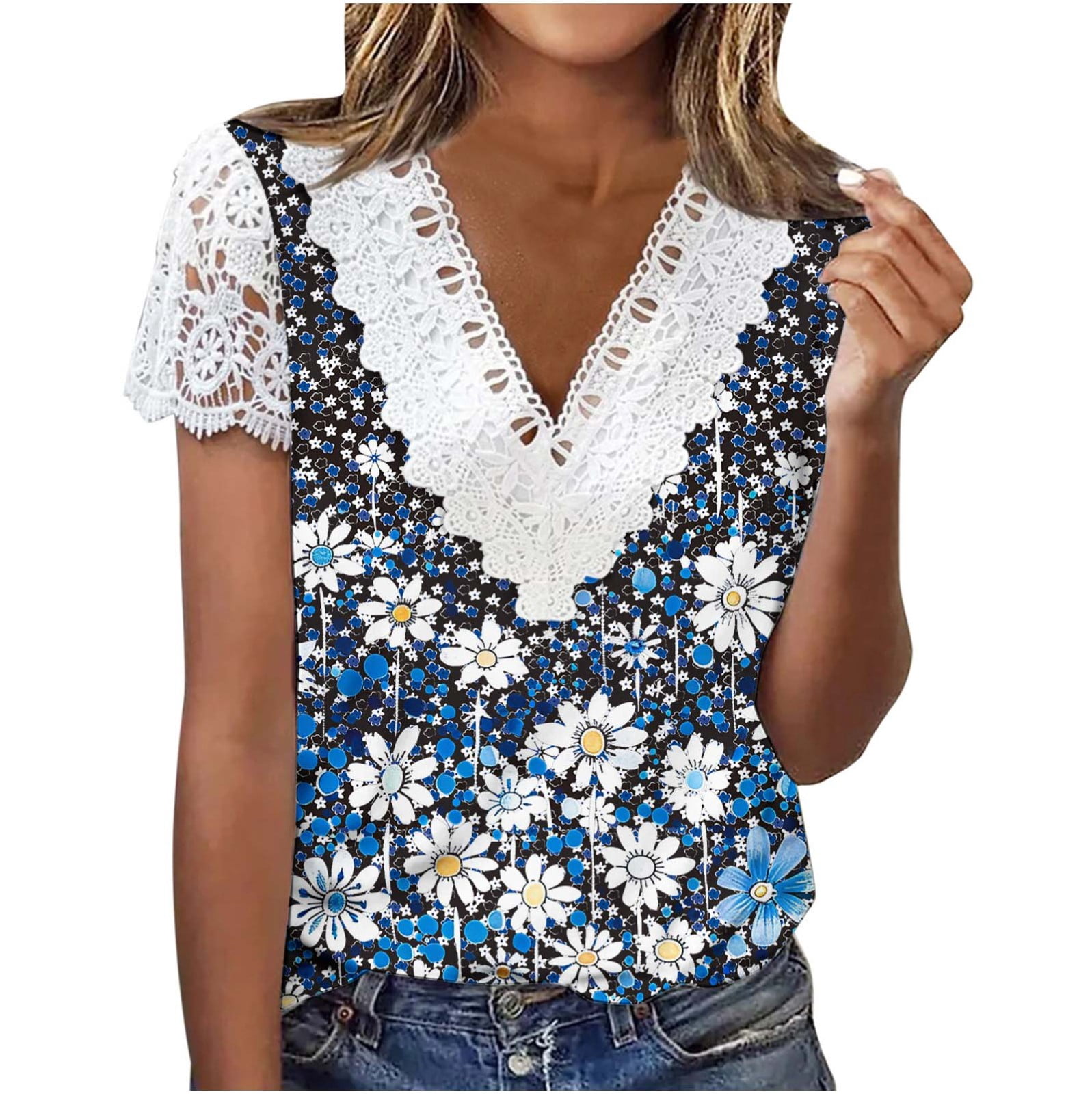 Cilsoka 2026 Spring Summer Fashion, Womens Tops Trendy Boho Short ...