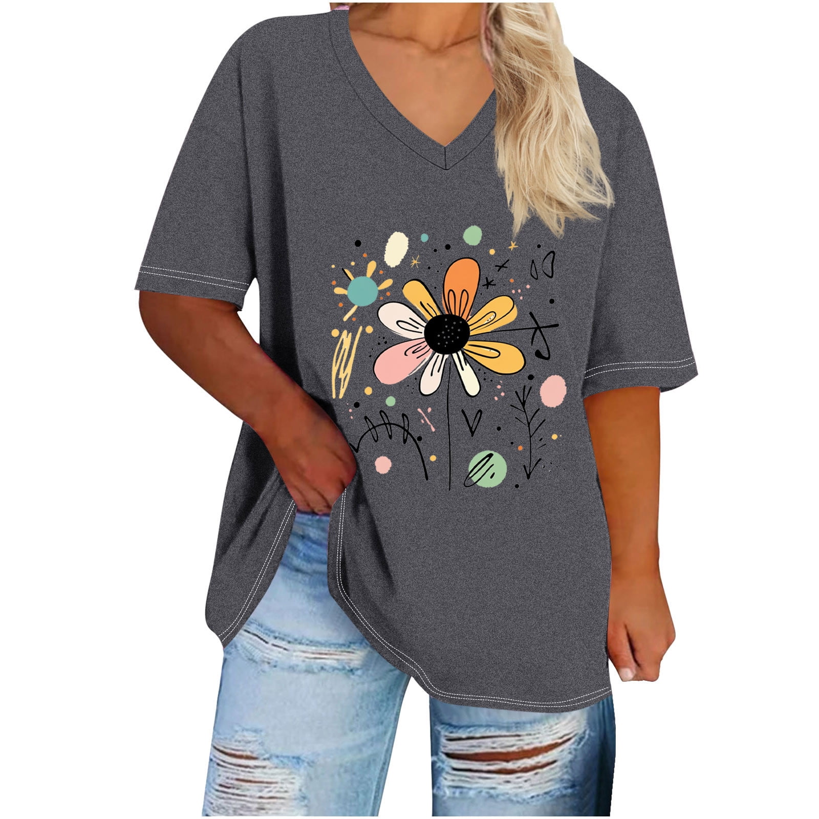 Cilsoka My Orders Placed Oversized Tshirts for Women Graphic Funny Tops ...