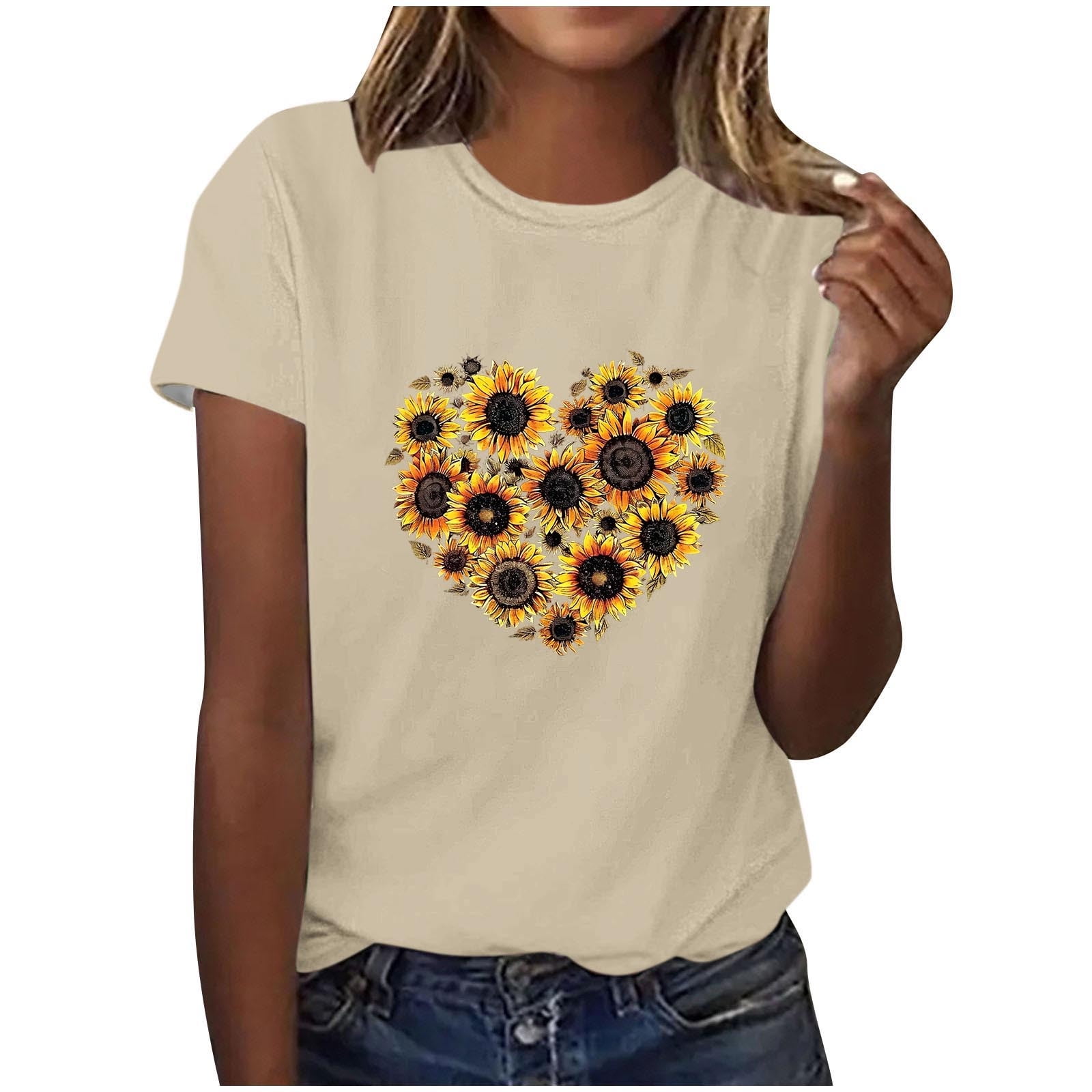 Cilsoka Summer Shirts for Women 2025 Vacation White Summer Tops for ...