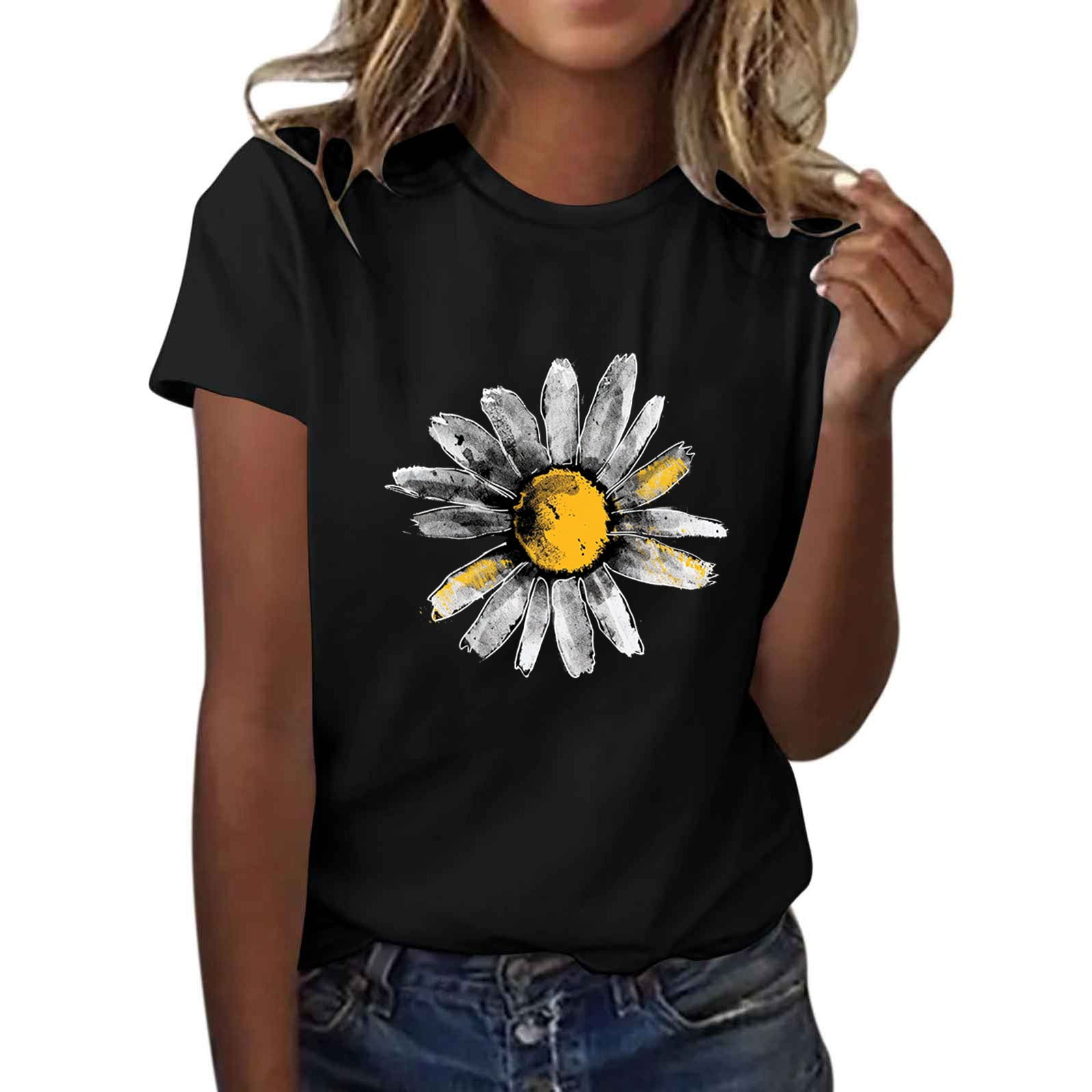 Cilsoka Work Shirts for Women Office Cute Summer Work Tops for Women ...