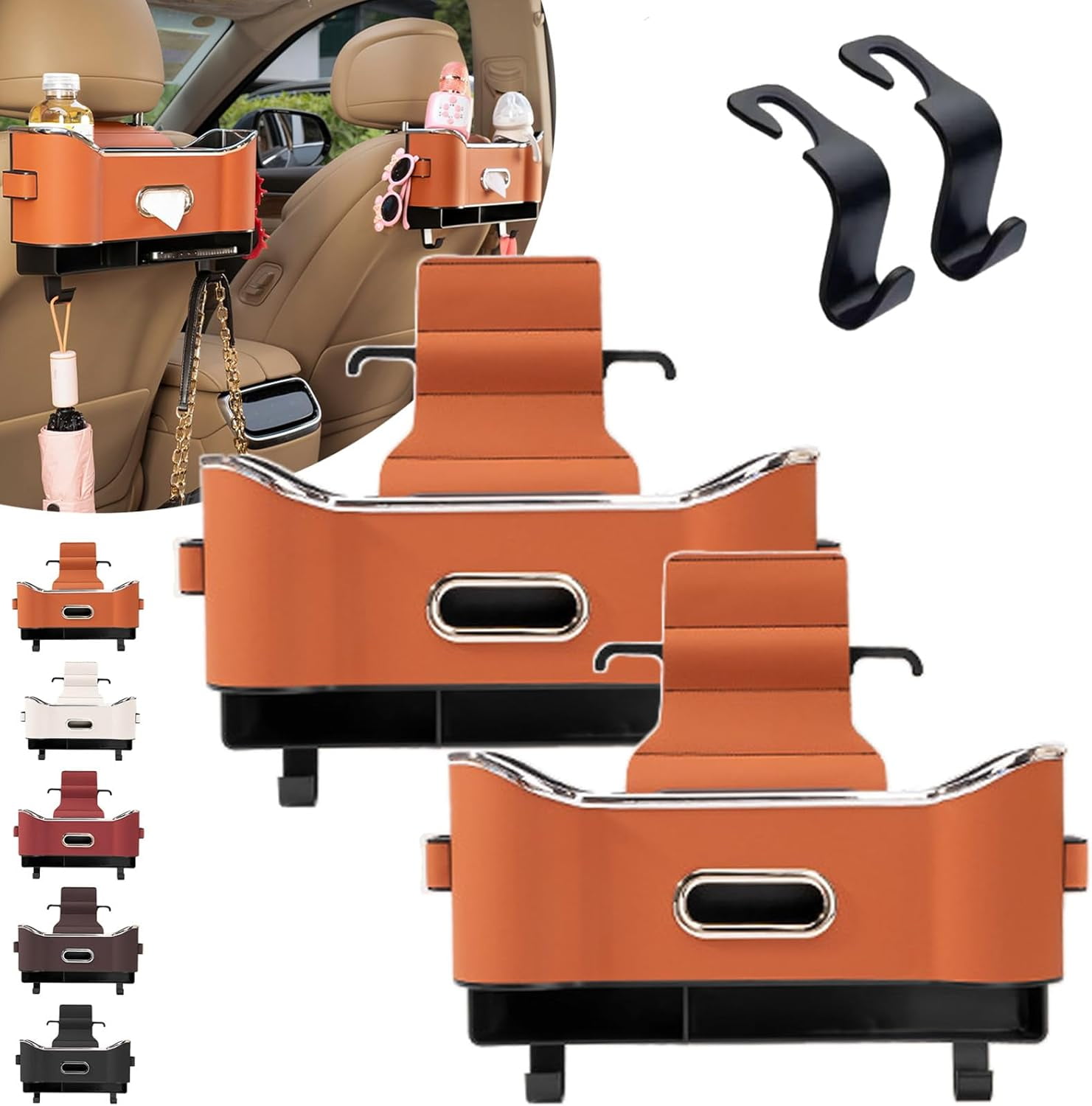 Cimario - Cimario Car Seat Storage Box, Multifunctional Car Seat Back ...