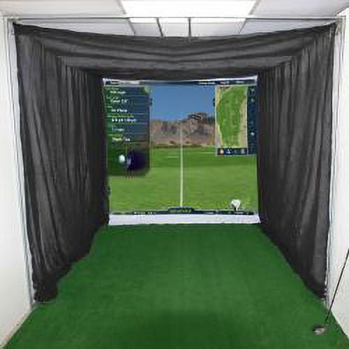 Cimarron 10x10x10 Masters Simulator Golf Net with Complete Frame ...