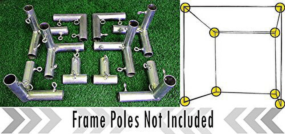 Free Shipping! Cimarron 20x10x10 Golf Frame Corner Kit - Walmart.com ...