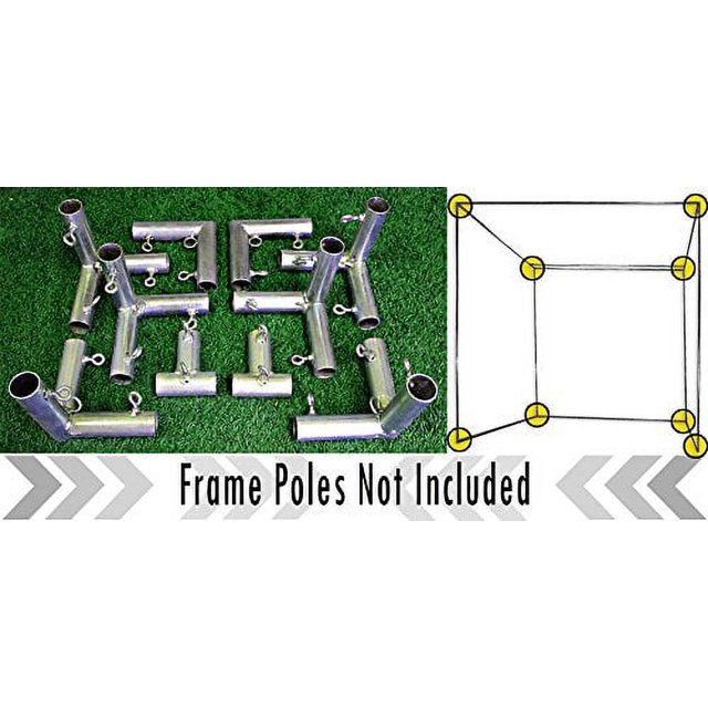 Free Shipping! Cimarron 20x10x10 Golf Frame Corner Kit - Walmart.com - Walmart.com