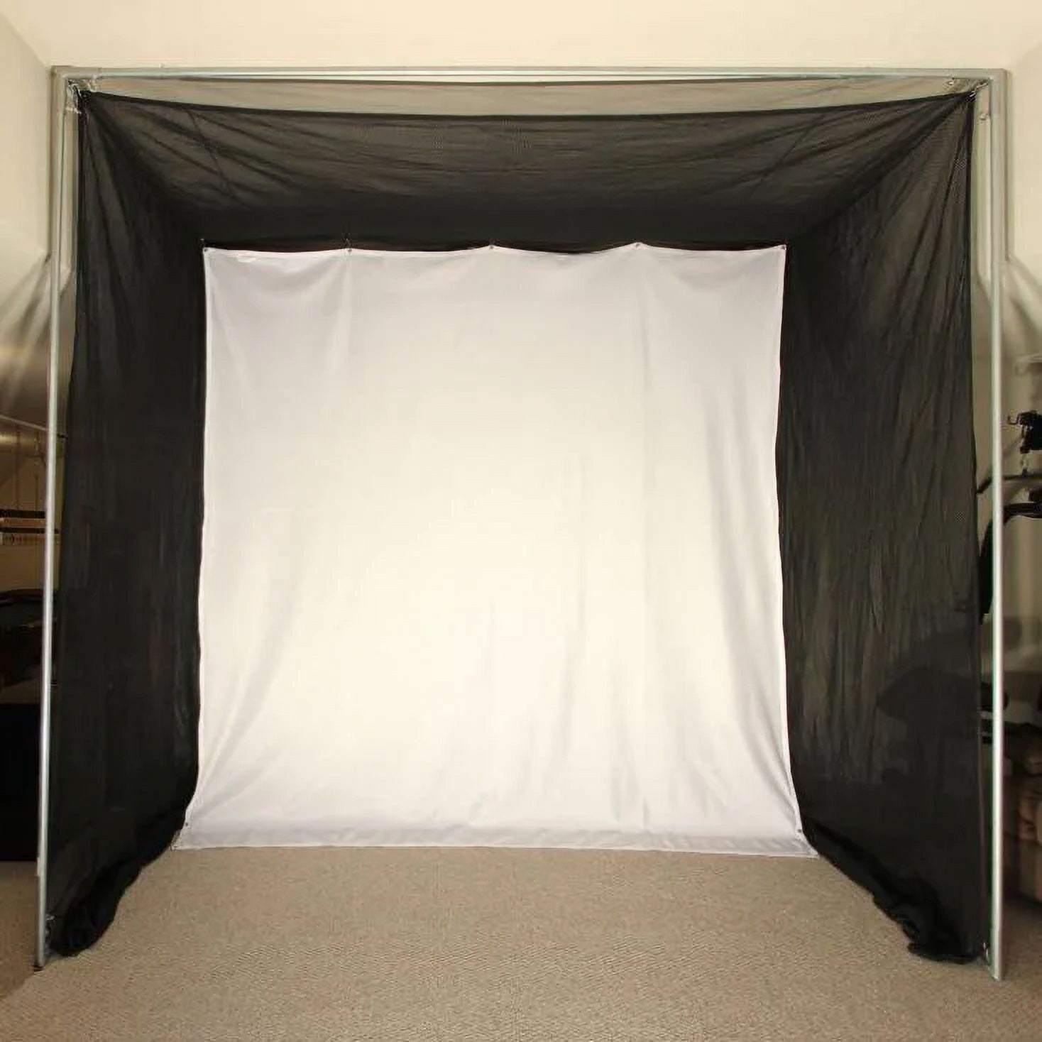 Cimarron 5x10x10 Golf Net with Frame Kit, Impact Screen for Hitting ...