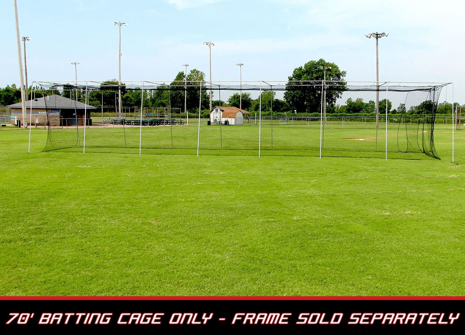 Cimarron 70x14x12 #24 Twisted Batting Cage Net Only - Walmart.com