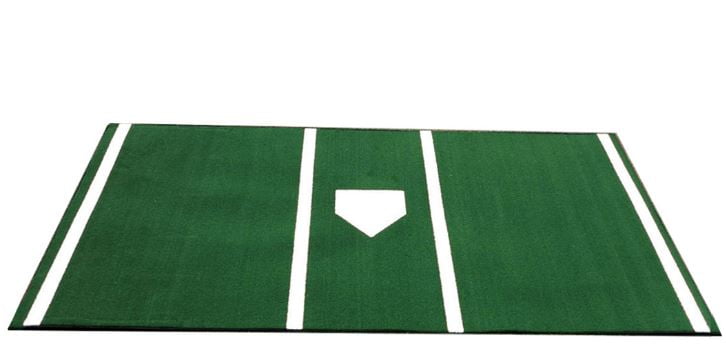 Cimarron Deluxe 6x12 Home Plate Mat w Throw Down Home Plate - Green ...