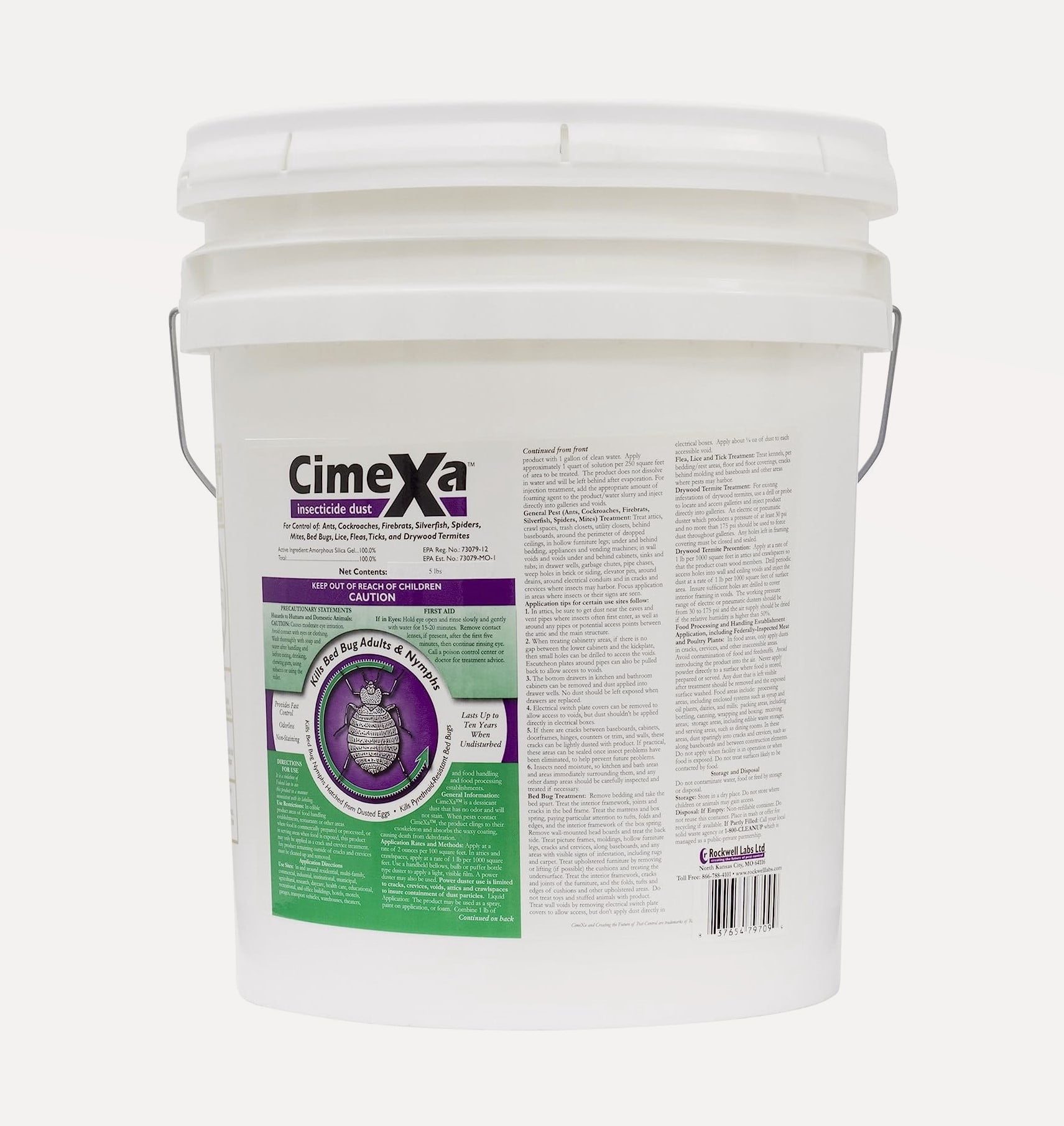 CimeXa Insecticide Dust - Non-Staining Formula - 5 Gallon Pail by ...