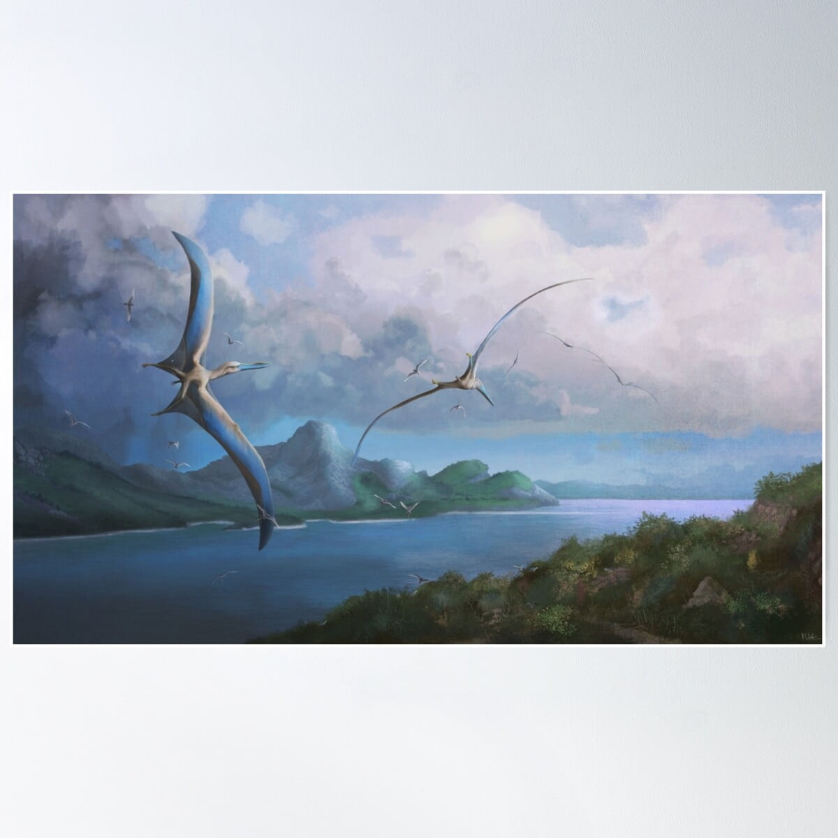 Cimoliopterus 2020 Poster Wall Art, Modern Wall Decor For Living Room ...