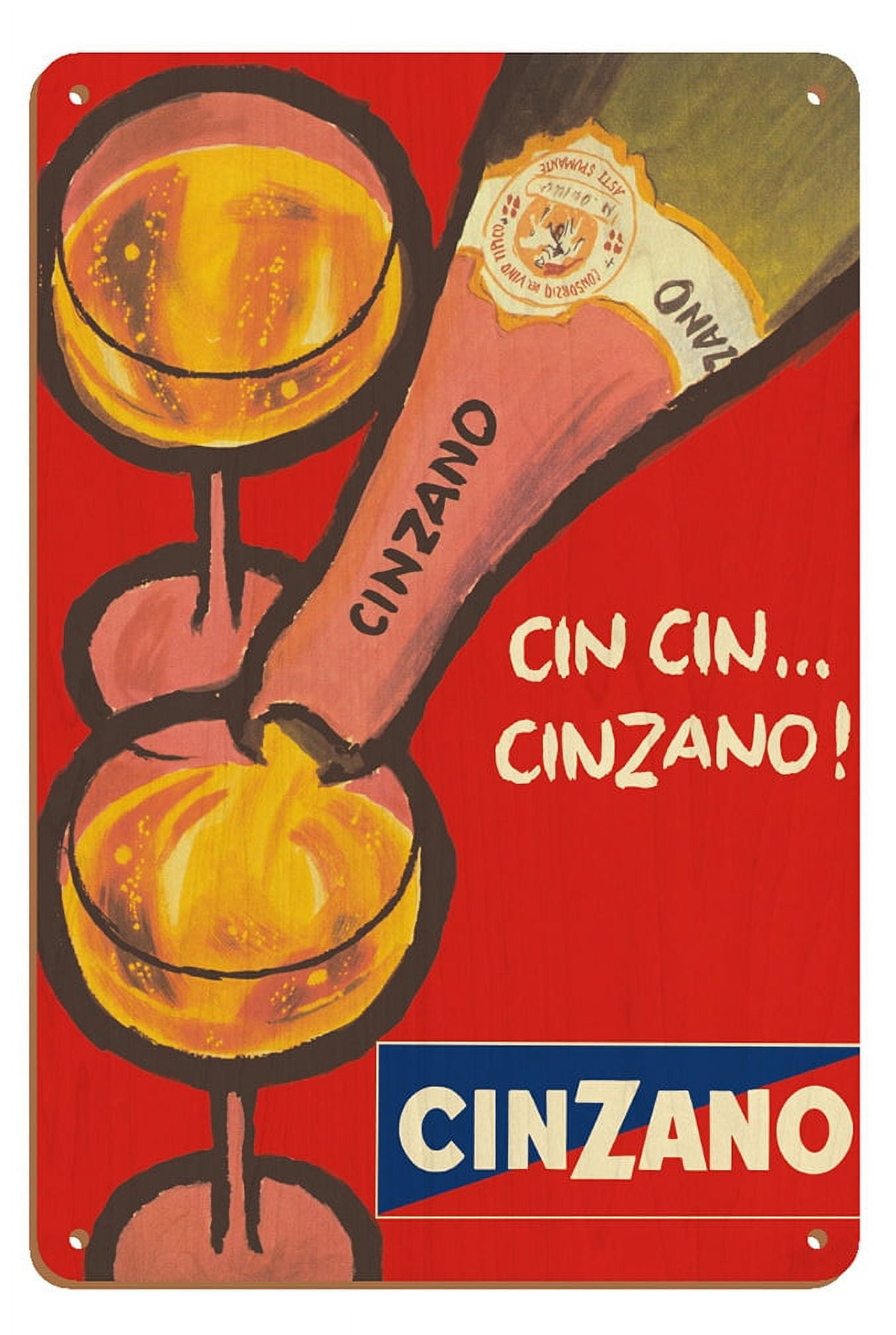 Cin Cin Cinzano - Asti Spumante - Italian Sparkling Wine - Vintage ...