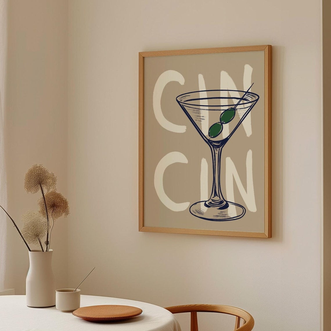 Cin Cin Print, Cin Cin Art Print, Bar Cart Wall Art, Cheers Print, Cocktail Wall Art, Cocktail ...